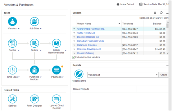 Sage 50c Cloud Accounting Software Product detail