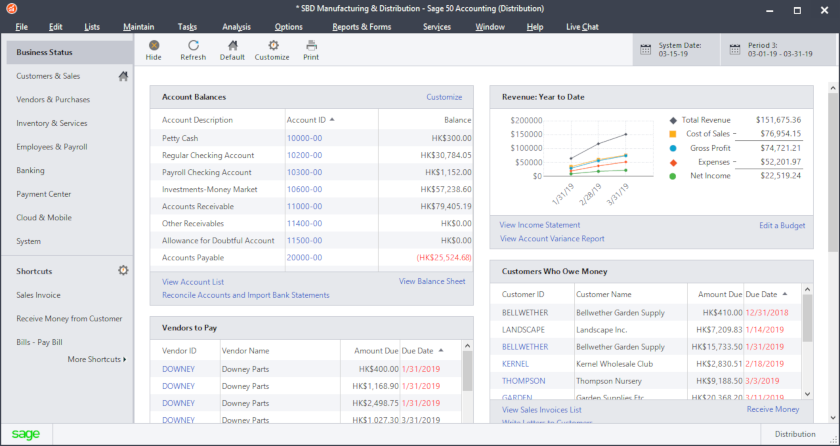 Peachtree Sage 50 Forms and Financial Design training
